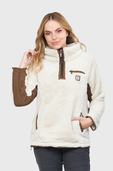 Polerón Shaggy Lander Cream White (Mujer) – Falcone Wear
